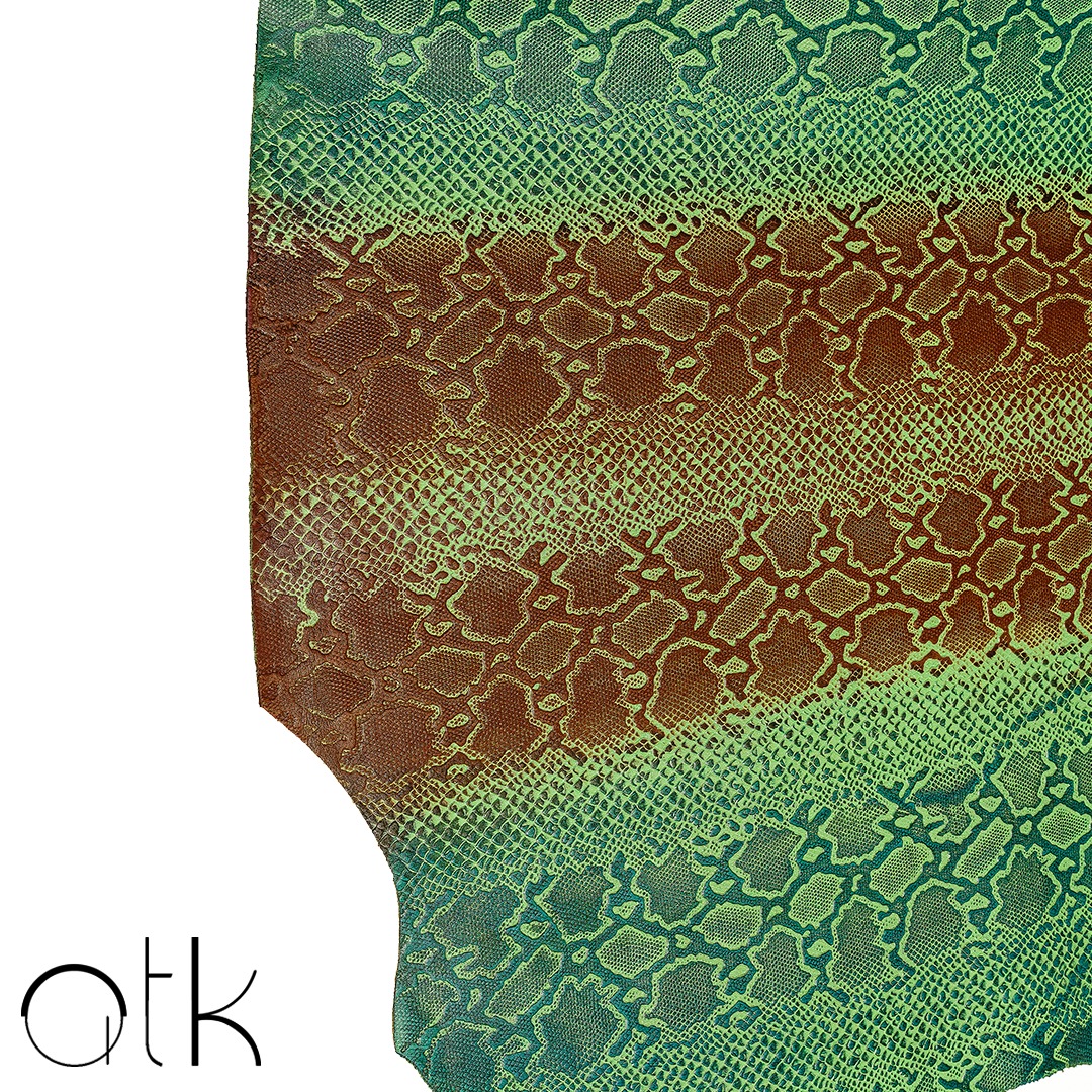 Cobra Print Leather - Snake Print | Akram Tannery Kasur