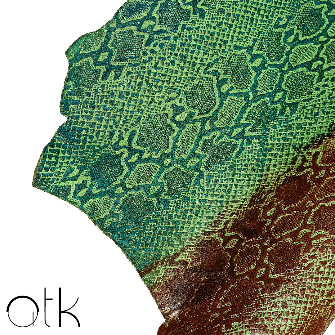 Cobra Print Leather - Snake Print | Akram Tannery Kasur