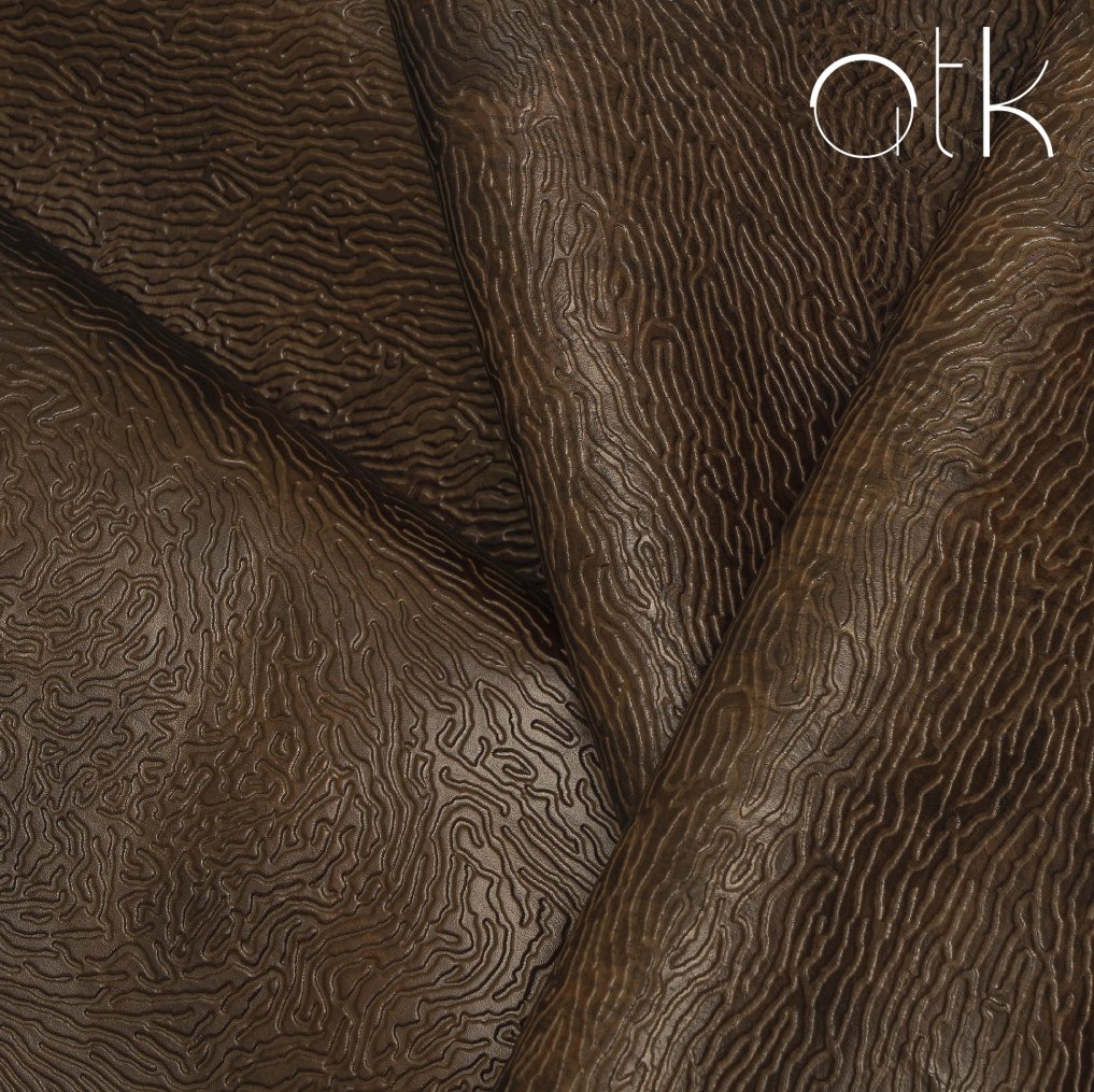 Wave Triad Leather | Embossed Leather | Akram Tannery Kasur